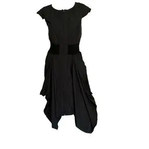 SNIDER Canal Nylon Dress - Black