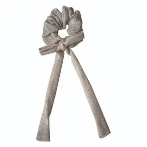 FORMULA S7 Sparkle Bow Scrunchie - Silver