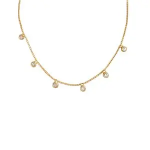 LILY FLO JEWELLERY Diamond Dangle Necklace