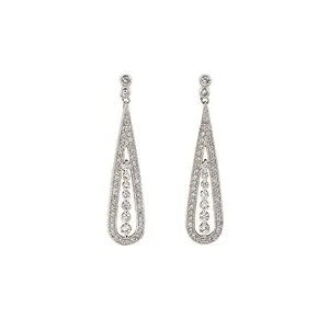STEPHANIE BROWNE AUSTRALIA Jazz Dangle Earrings Silver