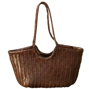 RIMINI Vittoria Woven Leather Tote