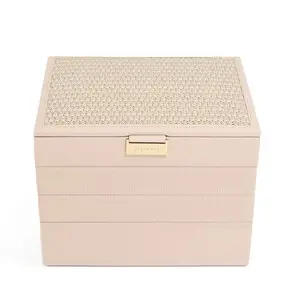 STACKERS Classic Set Of Four Jewellery Box - Pink