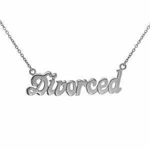 TRUE ROCKS Divorced Sterling Necklace - Silver