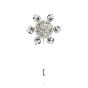 SAULE LABEL Jolie Lapel Pin - Silver