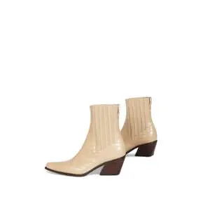 Intentionally Blank Hillary Croc Heeled Boots