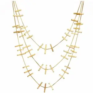 MERAKI BY RASHMI BAJAJ Golden Ladder Layered Necklace - Gold