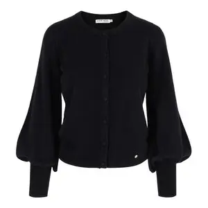 TIRILLM Ava Cashmere Cardigan - Black
