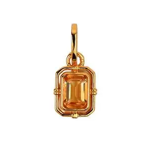 ZYNNIA COLLECTIVE November Birthstone Charm - Gold/yellow