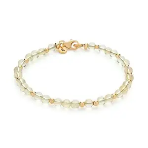 NELLOU JEWELLERY Gold Plated Citrine Bracelet - Yellow