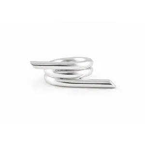 BORN IN EXILE Barbwire Brass Two Twist Ring