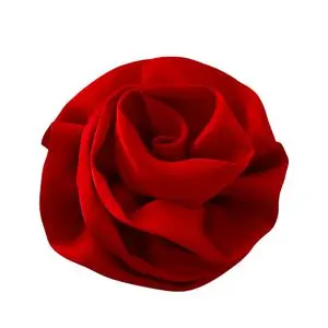 SYLKI Flower Hair Clip Red