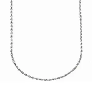 LILY CHARMED Sterling Twisted Rope Chain Necklace - Silver
