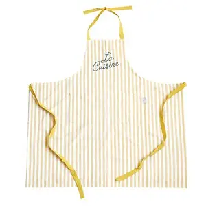 Twig New York Bib Apron Stripe - Yellow