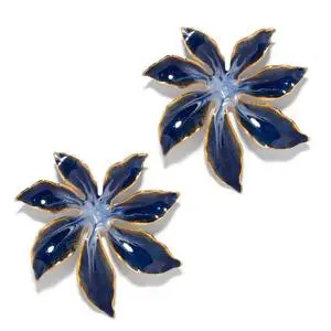 THE PINK REEF Tropic Sapphire Dangle Earring - Blue