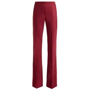 Santorelli Beth Fla Pant In Virgin Wool Stretch