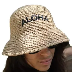 SPRINGMOONATELIER Aloha Summer Bucket Hat - Brown