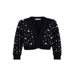 Saachi Holiday Pearl Knit Cardigan