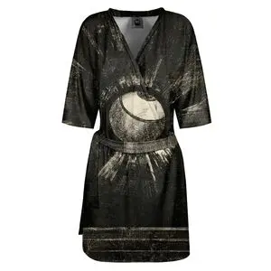 ALOHA FROM DEER Vision Envelope Wrap Dress