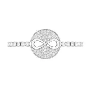 MAISON DE GALA Infinity Glow Bracelet - Silver