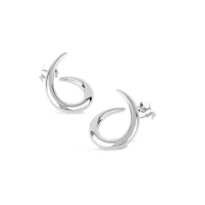 DINNY HALL Toro Twist Stud Earrings - Silver