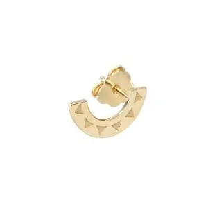 GALER 14k Yellow Sun Motif Stud Earrings - Gold/yellow