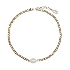 BERMUDA WATCH COMPANY Annie Apple Cleo Sterling Silver Vermeil Pearl Pendant Necklace - Gold