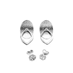 BELLATRICK Detachable Ballerina Shoes Earring - Silver