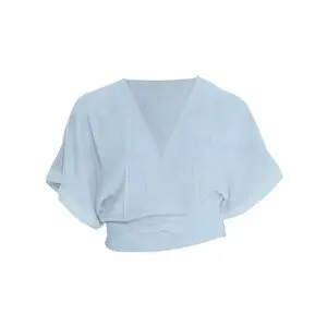 CARLTON JONES Wrap Top