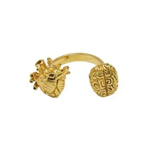 SOPHIE SIMONE DESIGNS Heart Vs Brain Ring - Gold