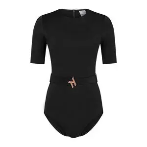 TURANA ATASH LONDON Belted One Piece - Black