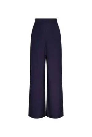 High Waist Navy Trousers