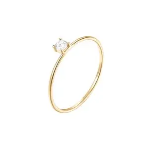 DYAMKA Diamond Solitaire Ring - Gold