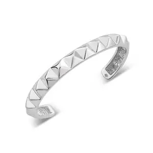 SALLY SKOUFIS Honeycomb Bangle In Sterling