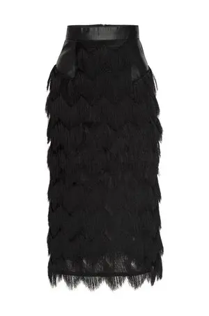 LAHIVE Valentina Fringe Skirt