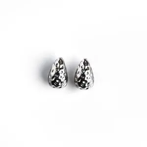 SUPERDIVAJEWELLERY Jamelia Pear Drop Earrings - Silver