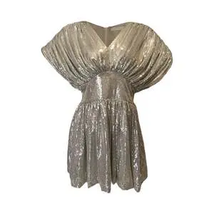 JULIA CLANCEY Zowie Mini Dress - Silver