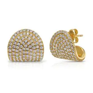 NATIVE GEM Arc Stud Earrings