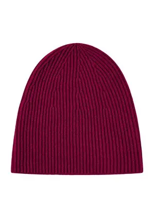 LOOP CASHMERE Cashmere Beanie Red