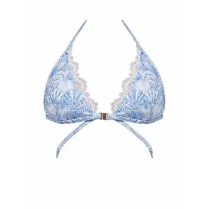 IVY SWIMWEAR Jessica Sea Shell Bikini Top - Blue