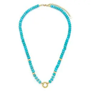 KAMARIA Raya Turquoise Gemstone Necklace - Blue