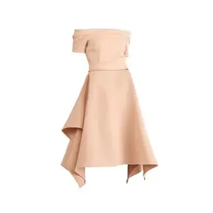 LAURA DAILI Off-shoulder Asymmetrical Dress