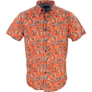 LORDS OF HARLECH Tim Blossom Canvas Coral - Orange