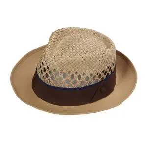 DASMARCA HATS Ronan Straw Fedora - Green