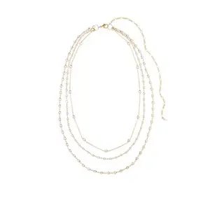 LYA SOUL JEWELRY Neutrals Shiloh Necklace - Gold