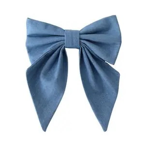 SYLKI Hair Bow Clip - Blue