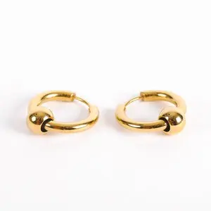 LEI & MAR CO. Accent Huggie Earrings - Gold