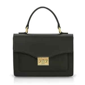 Pebble Leather Top Handle Bags