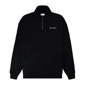 VELD Runyon Va Script Quarter-zip - Black
