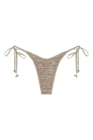 GOD SAVE QUEENS Venus Bikini Bottom - Silver