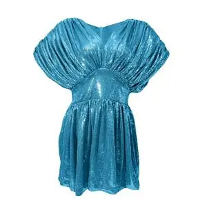 JULIA CLANCEY Zowie Mini Dress - Blue